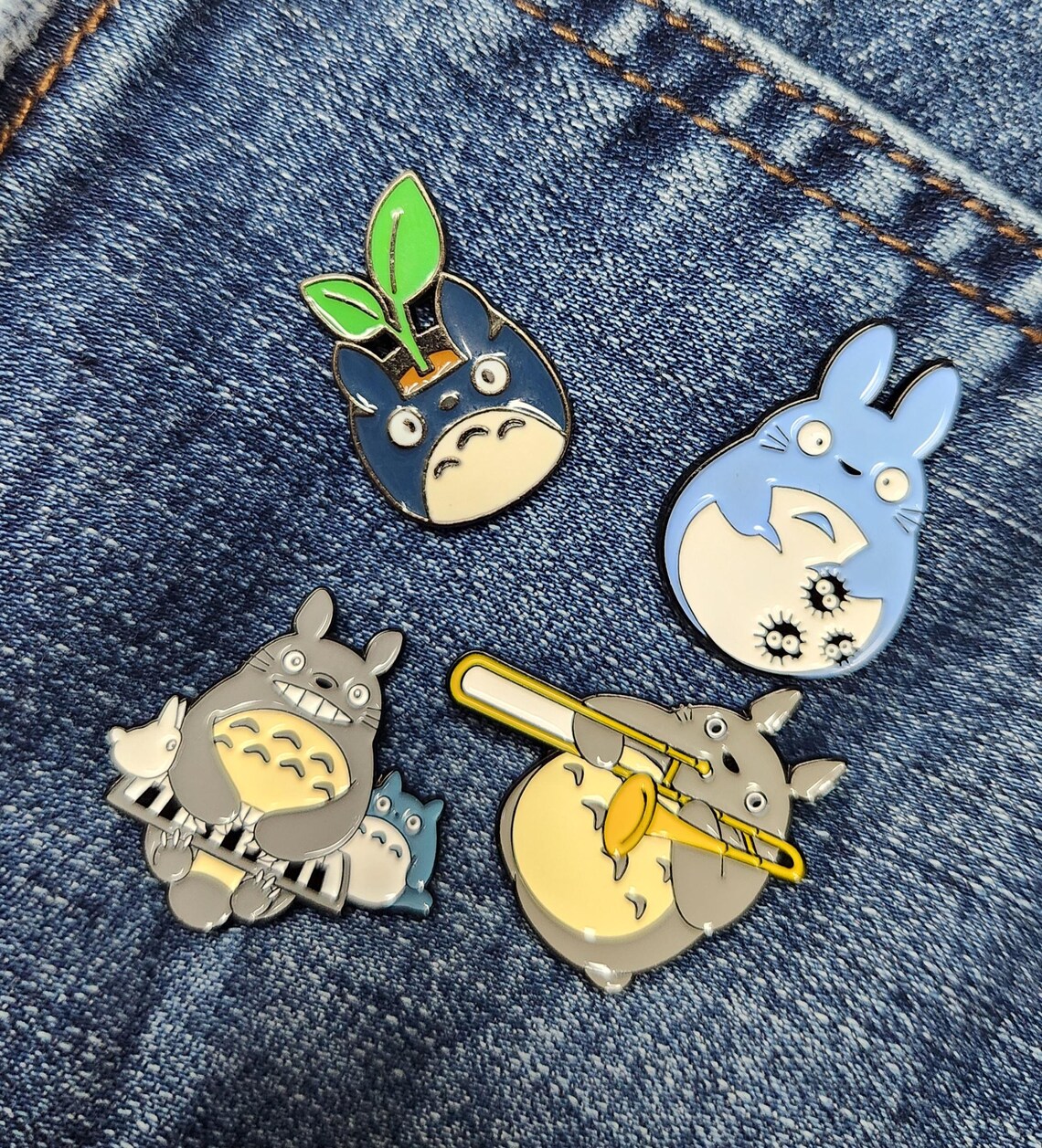 Japanese Anime Totoro Enamel Pin Miyazaki Cute - Etsy