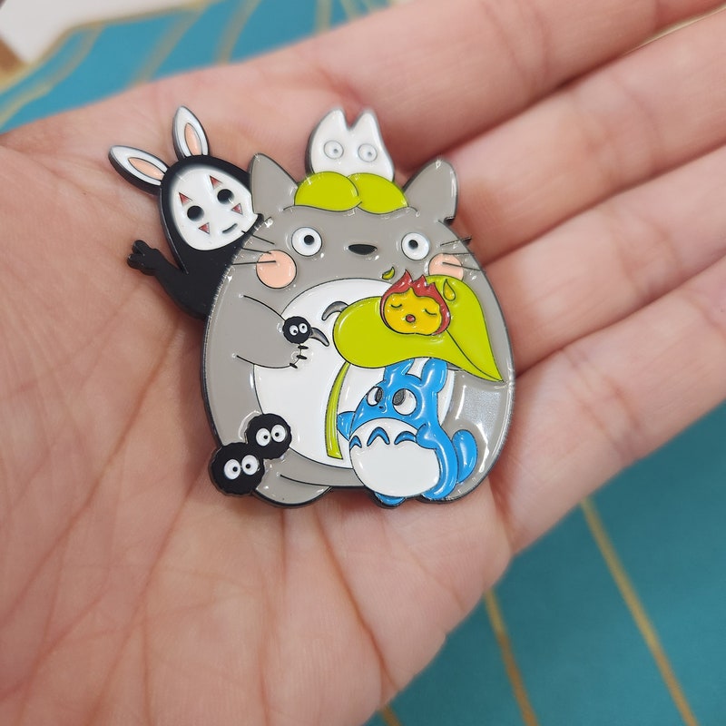 Totoro Enamel Pin - Etsy