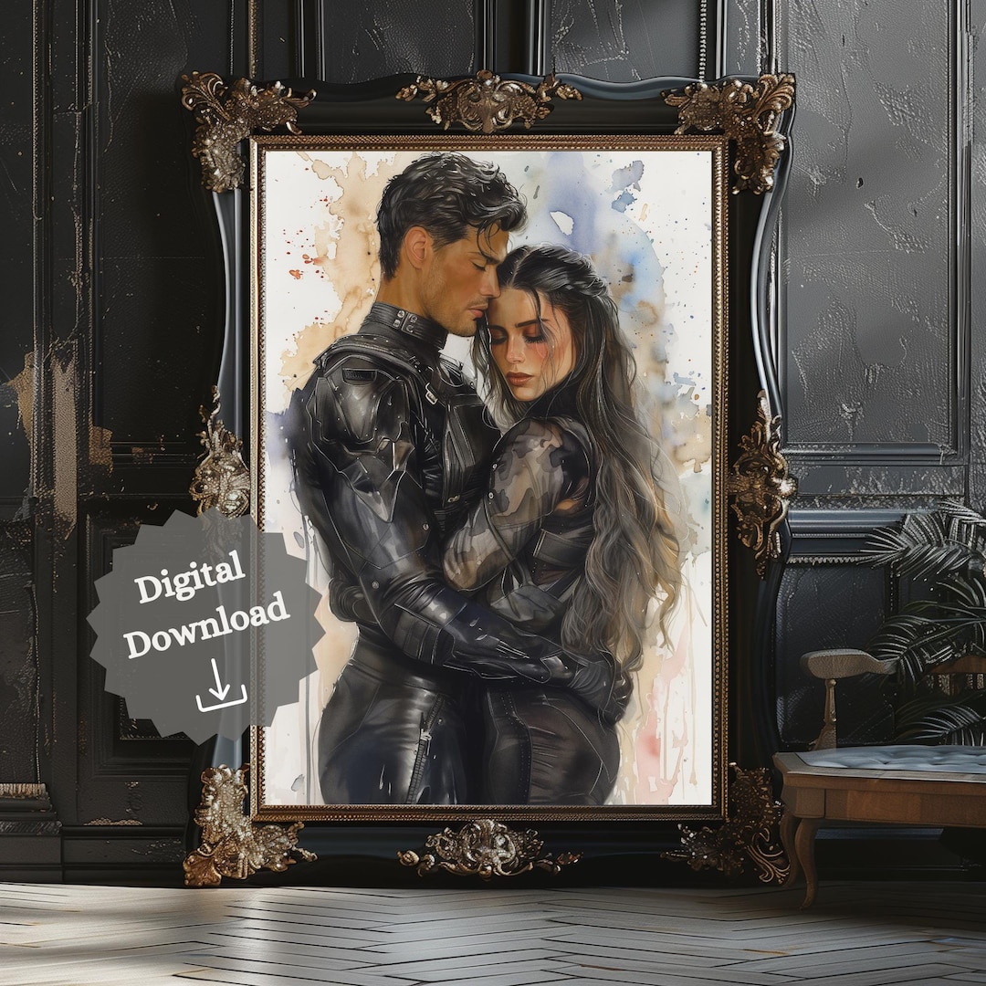 Xaden & Violet Art Print: Fourth Wing Dragon Riders (digital Download ...