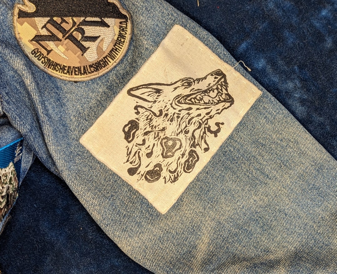 Inspired by Moro Princess Mononoke Hand Printed Sew on Patch - Etsy