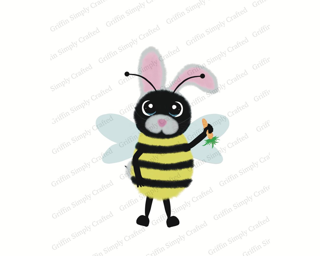 Bunny Bee PNG DIGITAL DOWNLOAD - Etsy