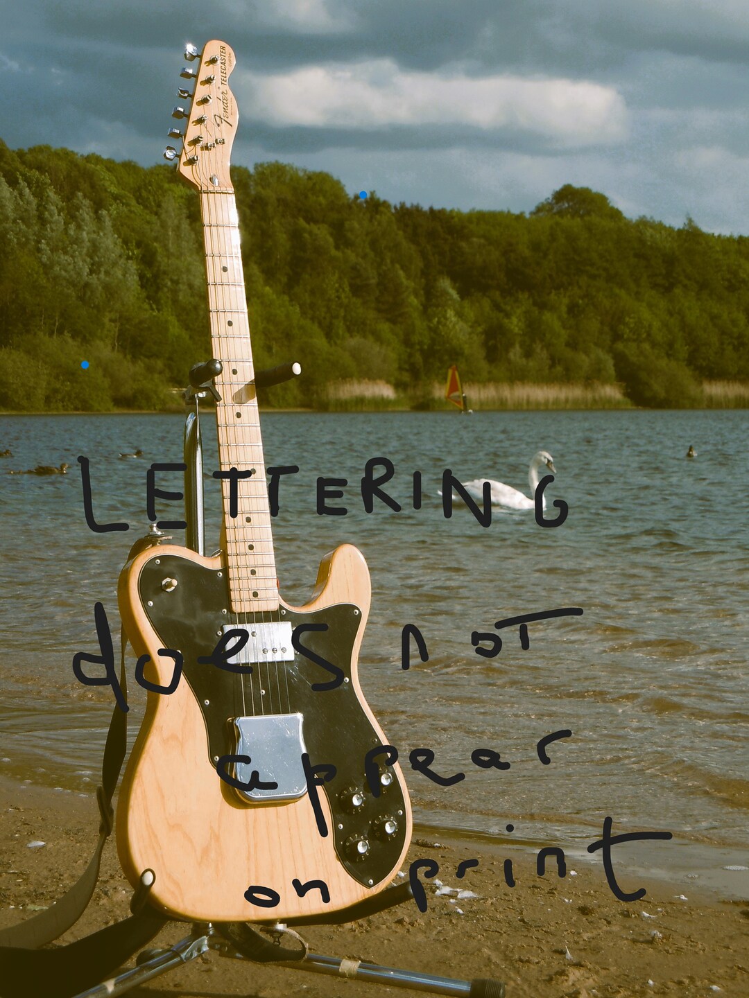 Poster Print of the Iconic 1973 Fender Telecaster Custom Electric ...