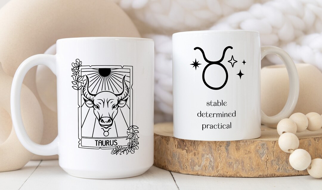 Taurus Zodiac Mug, Star Sign Mug, Constellation Mug, Personalized ...