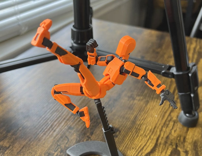 3D Printed Poseable Action Figure: Artist Mannequin for Drawing - Etsy