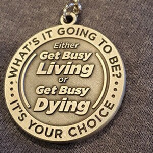 Inspirational Life Challenge Coin Medallion Key Chain - Etsy