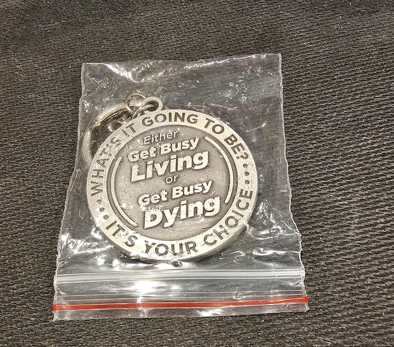 Inspirational Life Challenge Coin Medallion Key Chain - Etsy