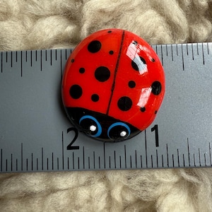 Lucky Ladybugs, Set of 4 Hand Painted Marble Rocks. - Etsy