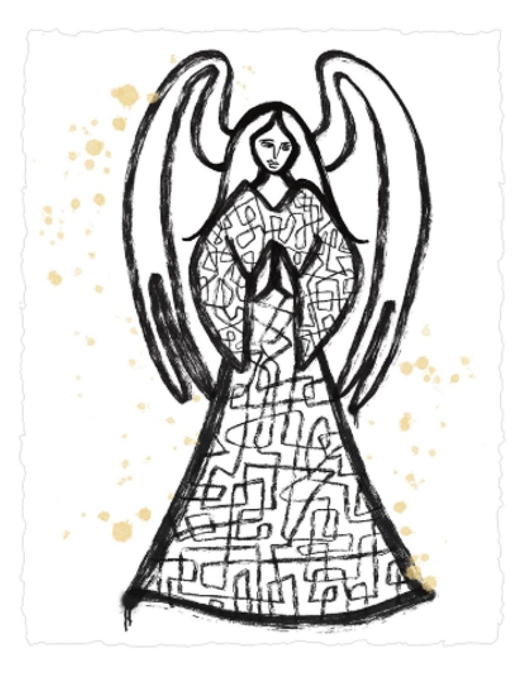 Hark the Herald Angels Sing Print - Etsy