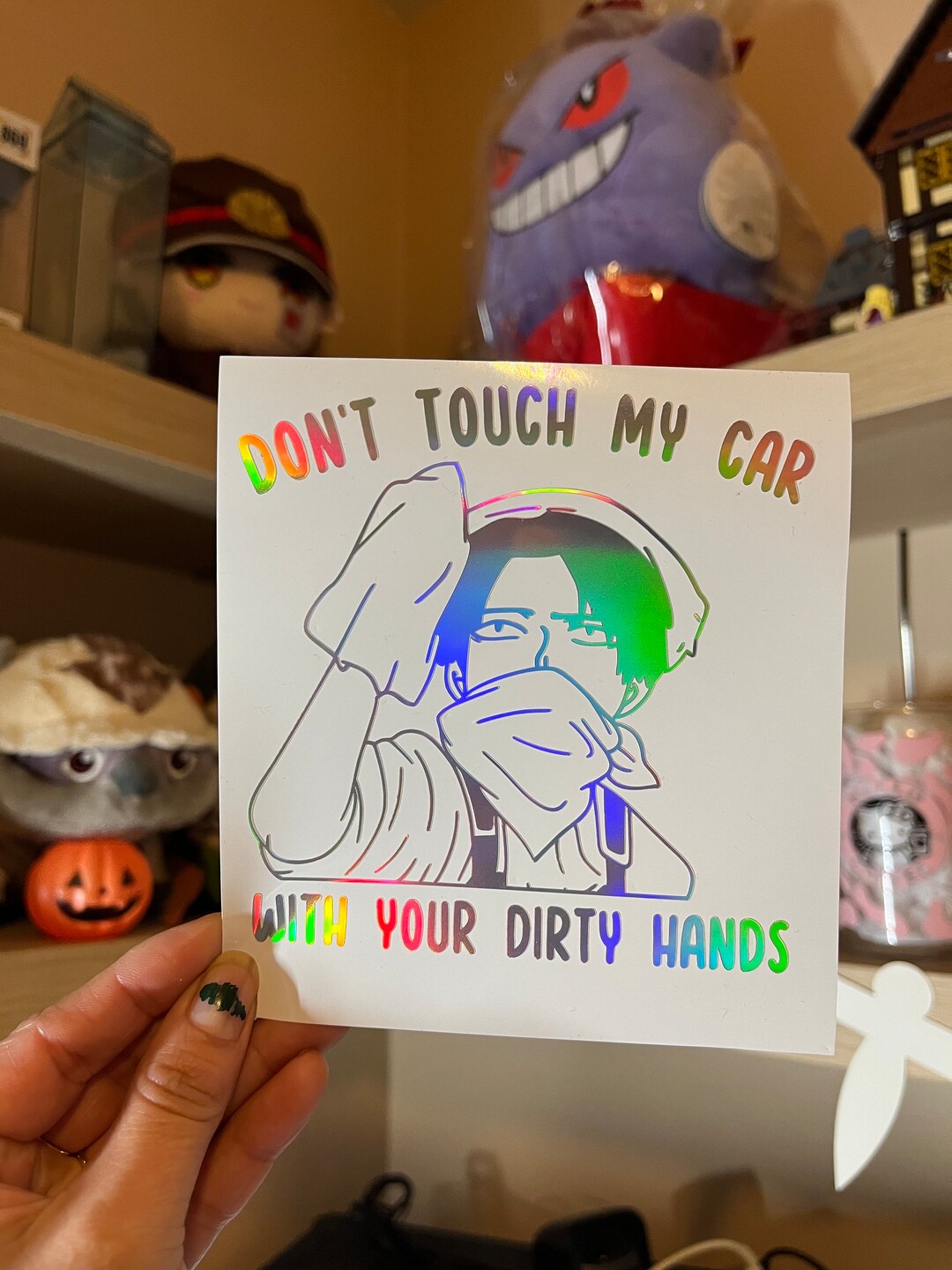 Anime Decal , Levi Decal , Don’t Touch My Car With Your Dirty Hands ...