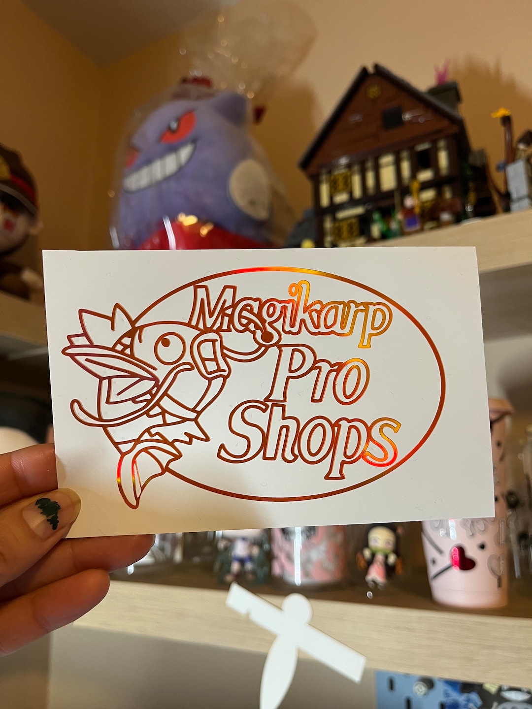 Magikarp Decal ,anime Decal , Holographic Car Decal , Anime Decal ...