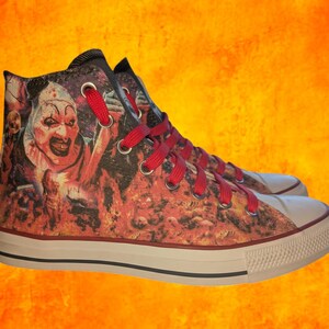 Custom Printed Genuine Converse Canvas High Top Trainers Shoes | YOUR ...