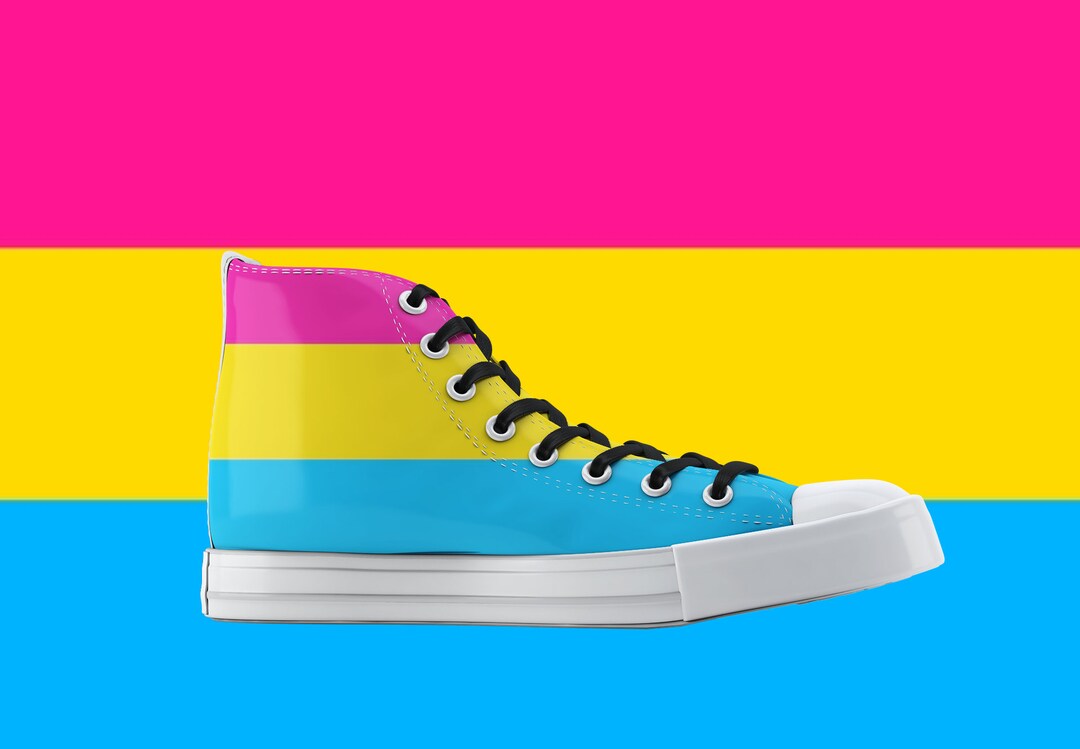 Custom Printed Converse Style Canvas Medium/high Top Trainers Shoes ...