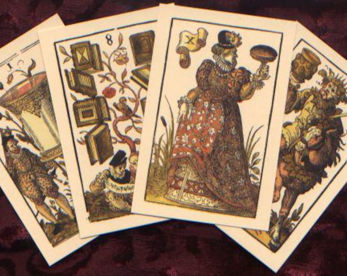 Traditional Dal Negro Playing Cards (sarde, Piquet, Genovesi, Belote ...