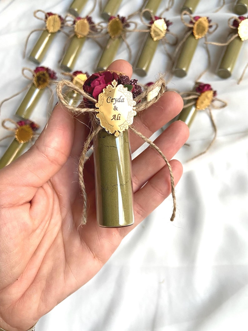 Personalized Henna Night Favor: Henna Tube & Dancing Handkerchief - Etsy