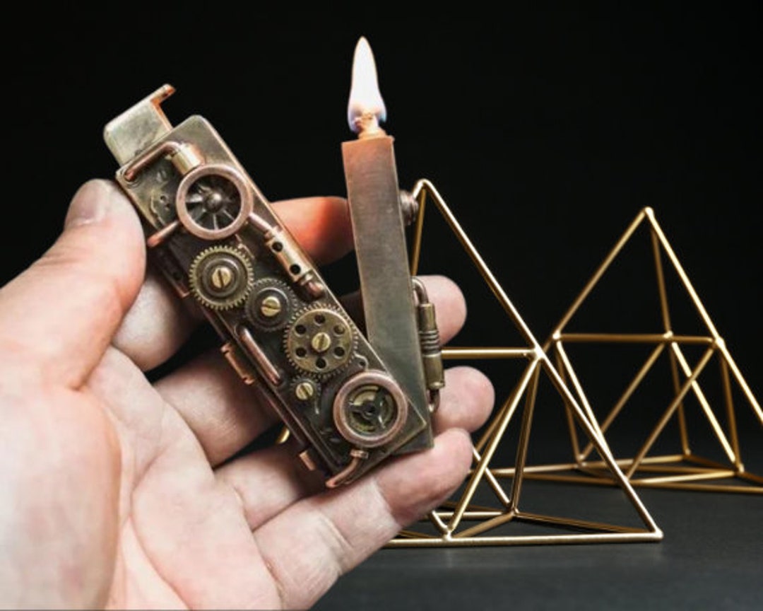 Steampunk Handmade DIY Kerosene Lighter Automatic Ignition - Etsy