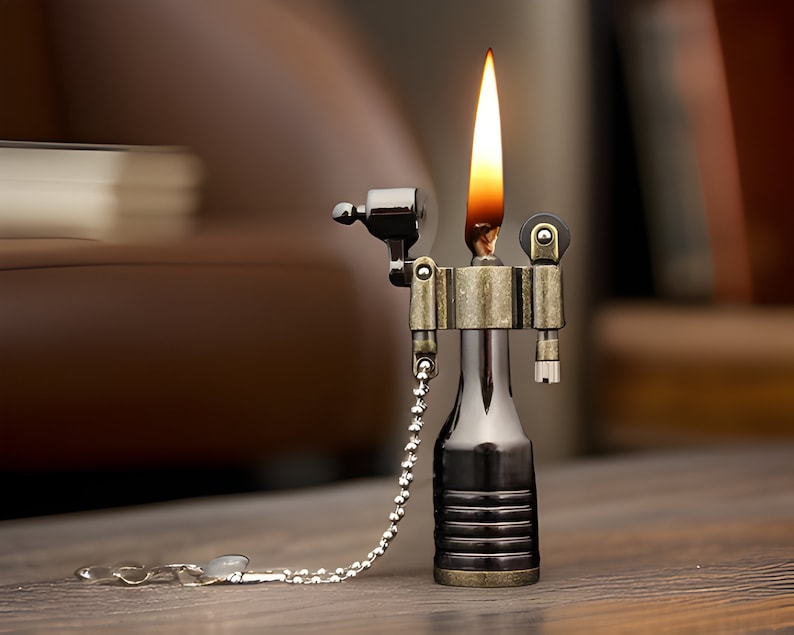 Retro Bullet Kerosene Lighter Classic Windproof Cigar Lighter Outdoor ...