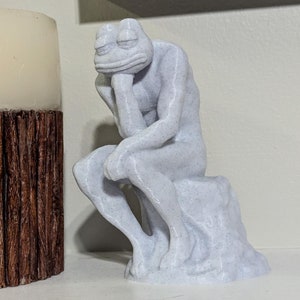 thinker statue funny