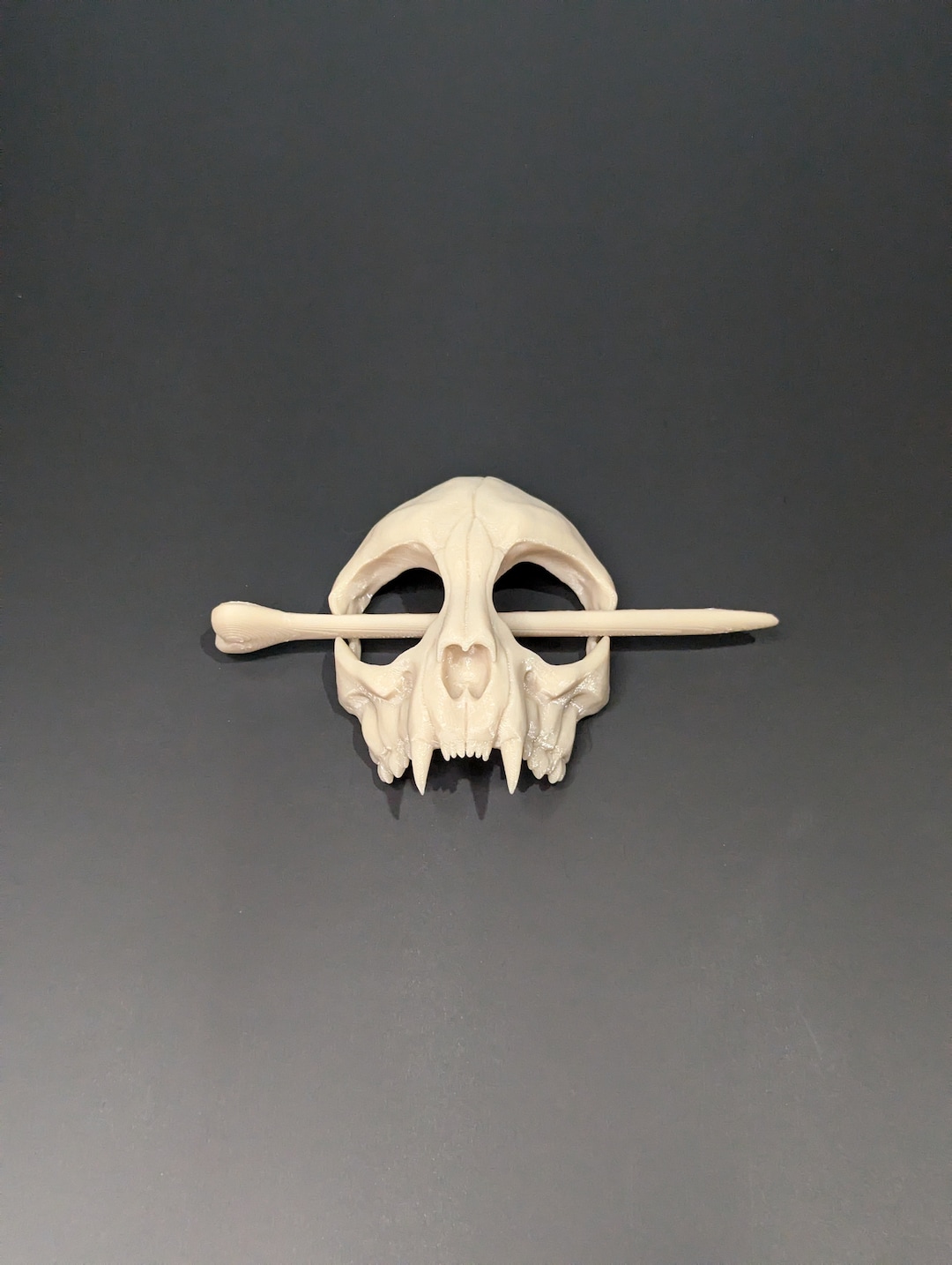 Cat Skull Hair Pin (3 Sizes), Many Color Options, Hair Cage, 3d Printed ...