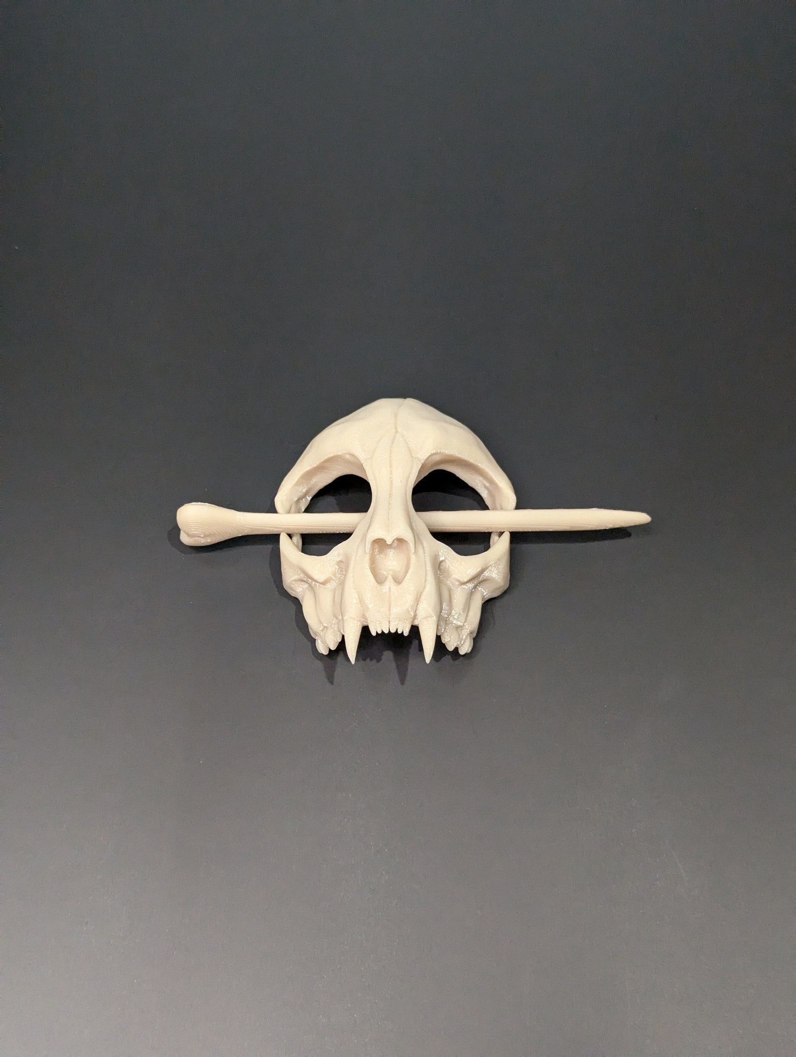 Cat Skull Hair Pin 3 Sizes, Many Color Options, Hair Cage, 3d Printed ...