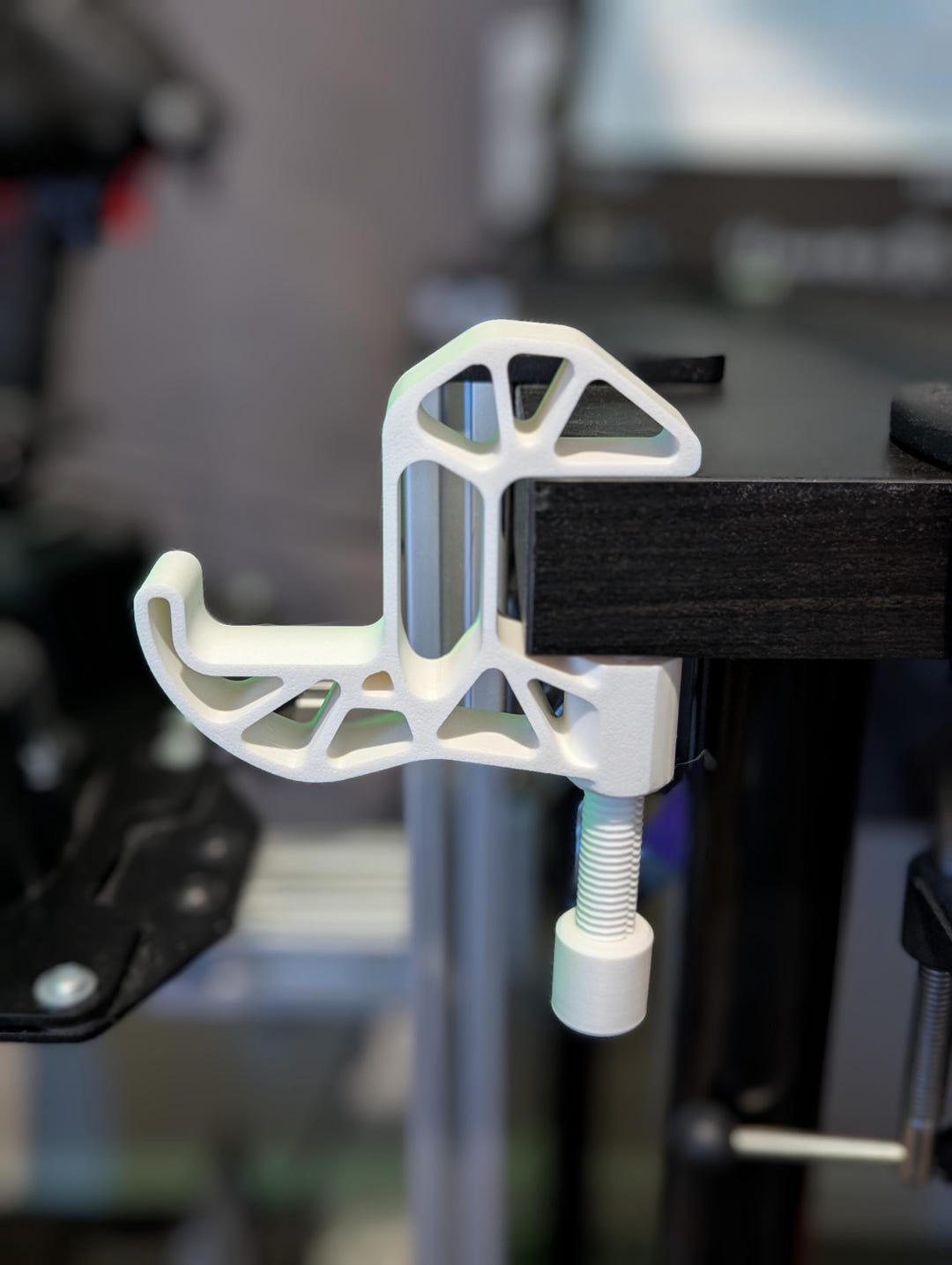 Desk Mounted Headset Hook, Many Color Options, 3d Printed, Functional ...