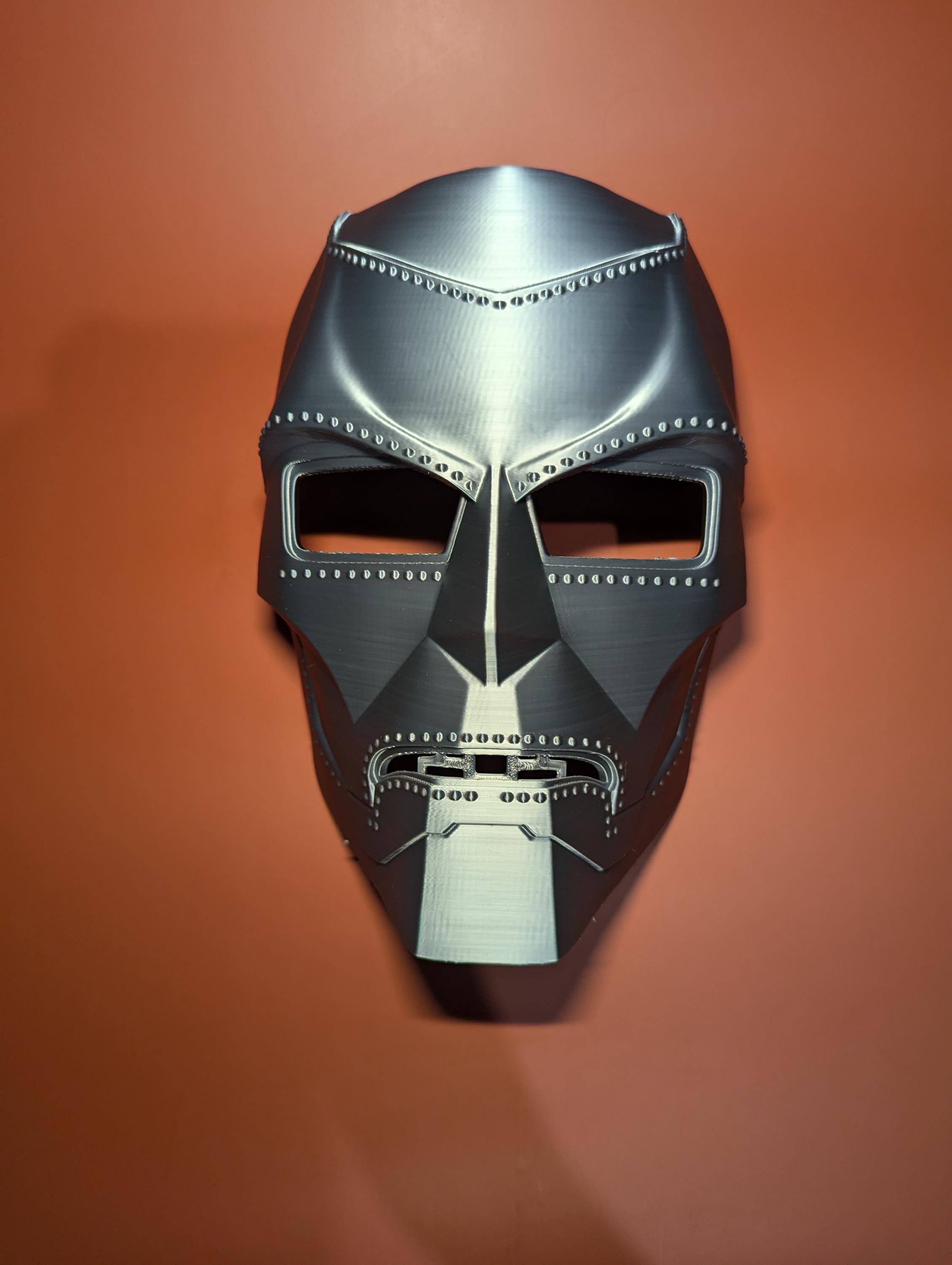 New Dr. Doom Mask, RDJ Dr. Doom, Marvel, 3D Printed, Prop, Replica ...