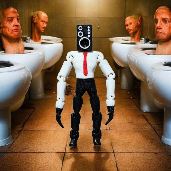 Titan Speaker Man Toy - Etsy