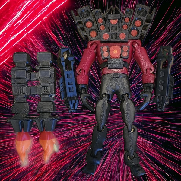 Titan Speaker Man Toy - Etsy