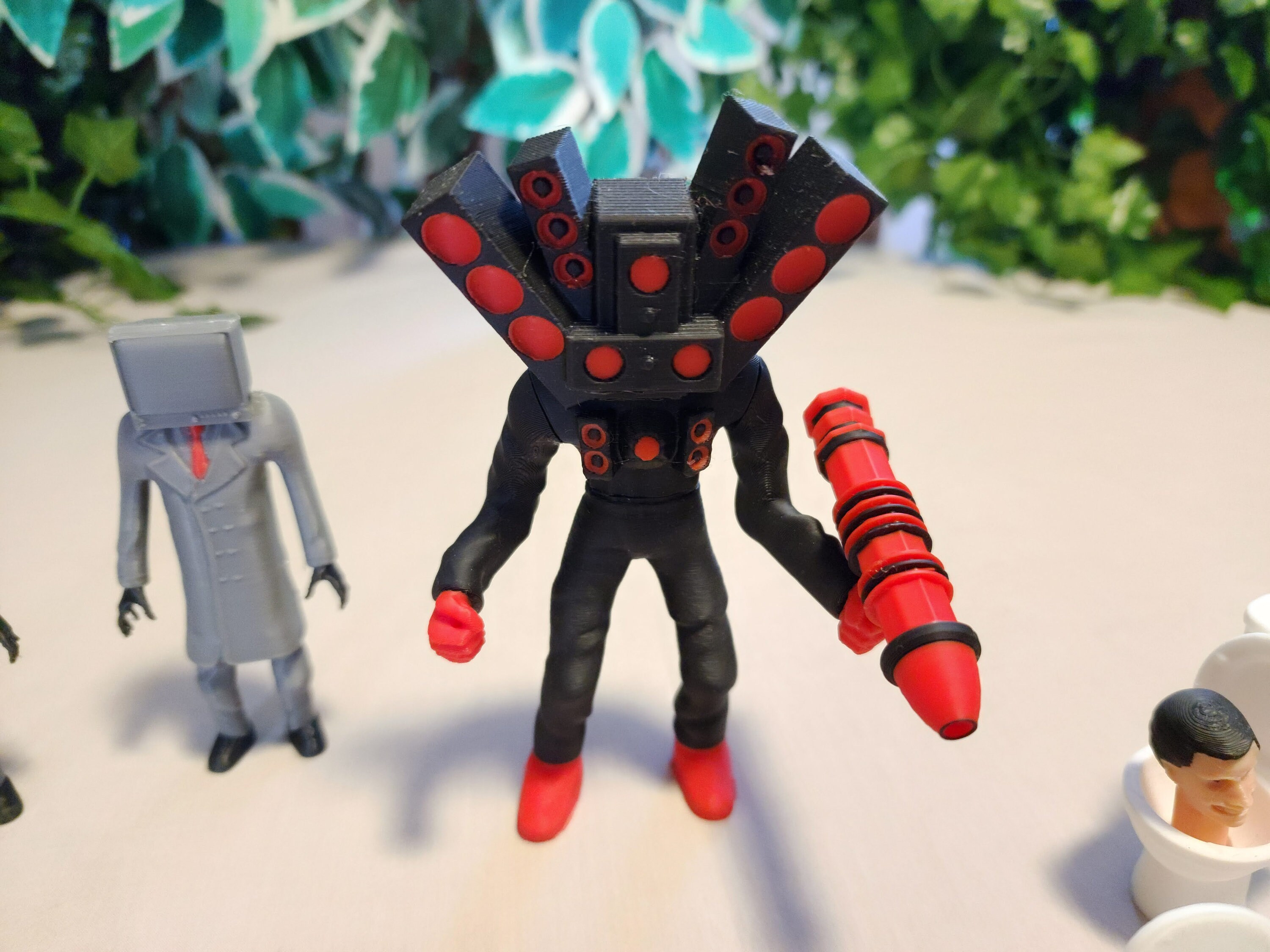 Skibiti Toilet Titan Magnet Speakerman posable, Magnetic Skibity ...