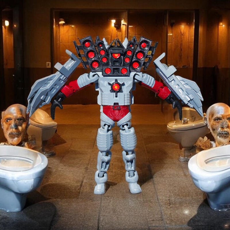 Upgraded Titan Speaker Man Toy - Etsy