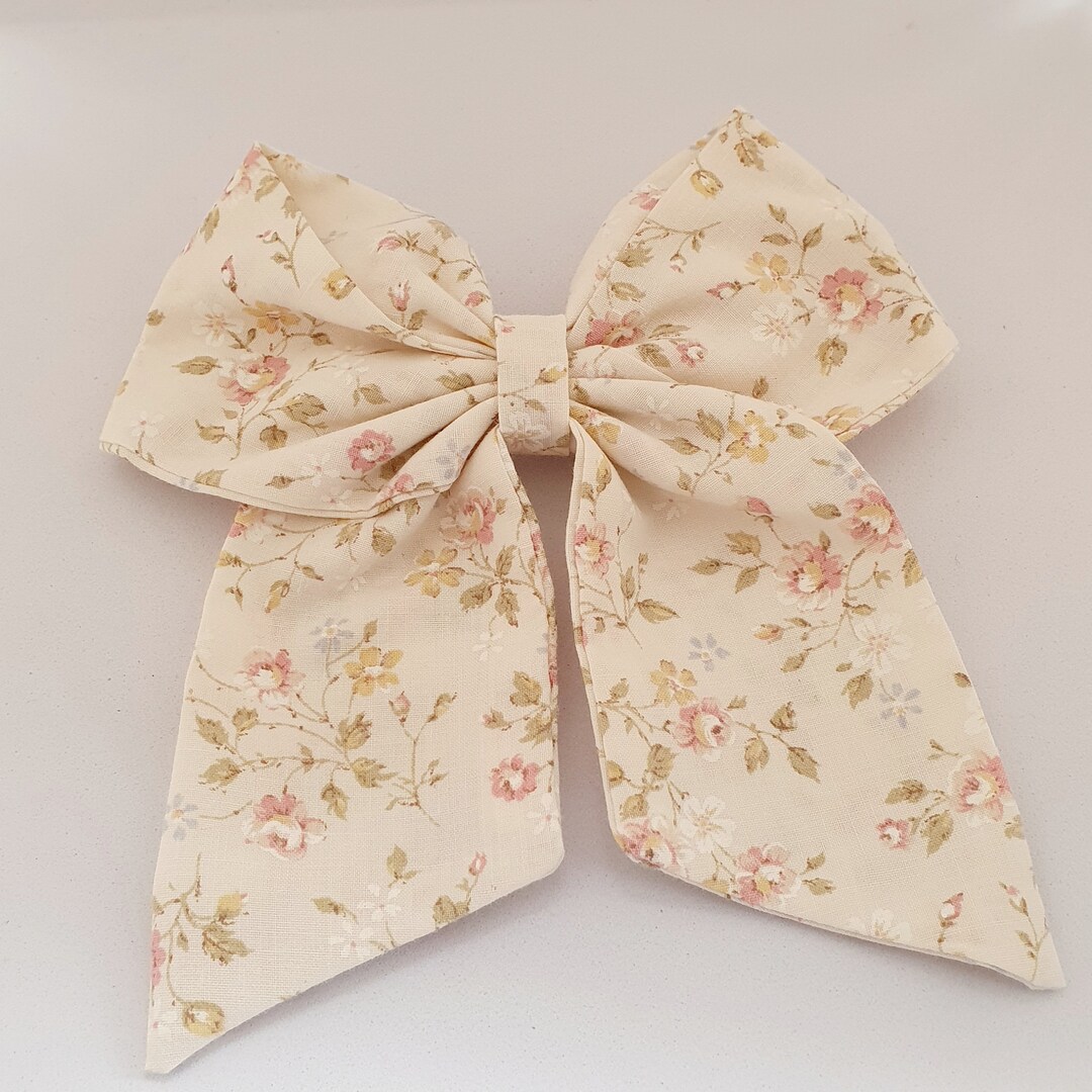 Linnea Bow, Coquette, Cottagecore, Handmade, for Her, Gifts, Large Bow ...