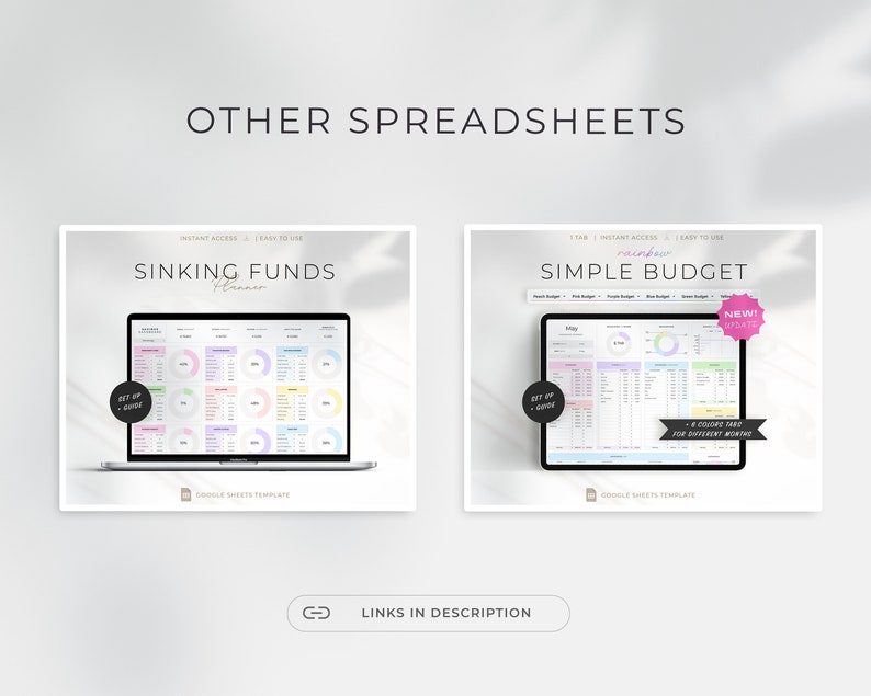 Expense Tracker for Google Sheets, Bill Tracker, Colorful Expense ...