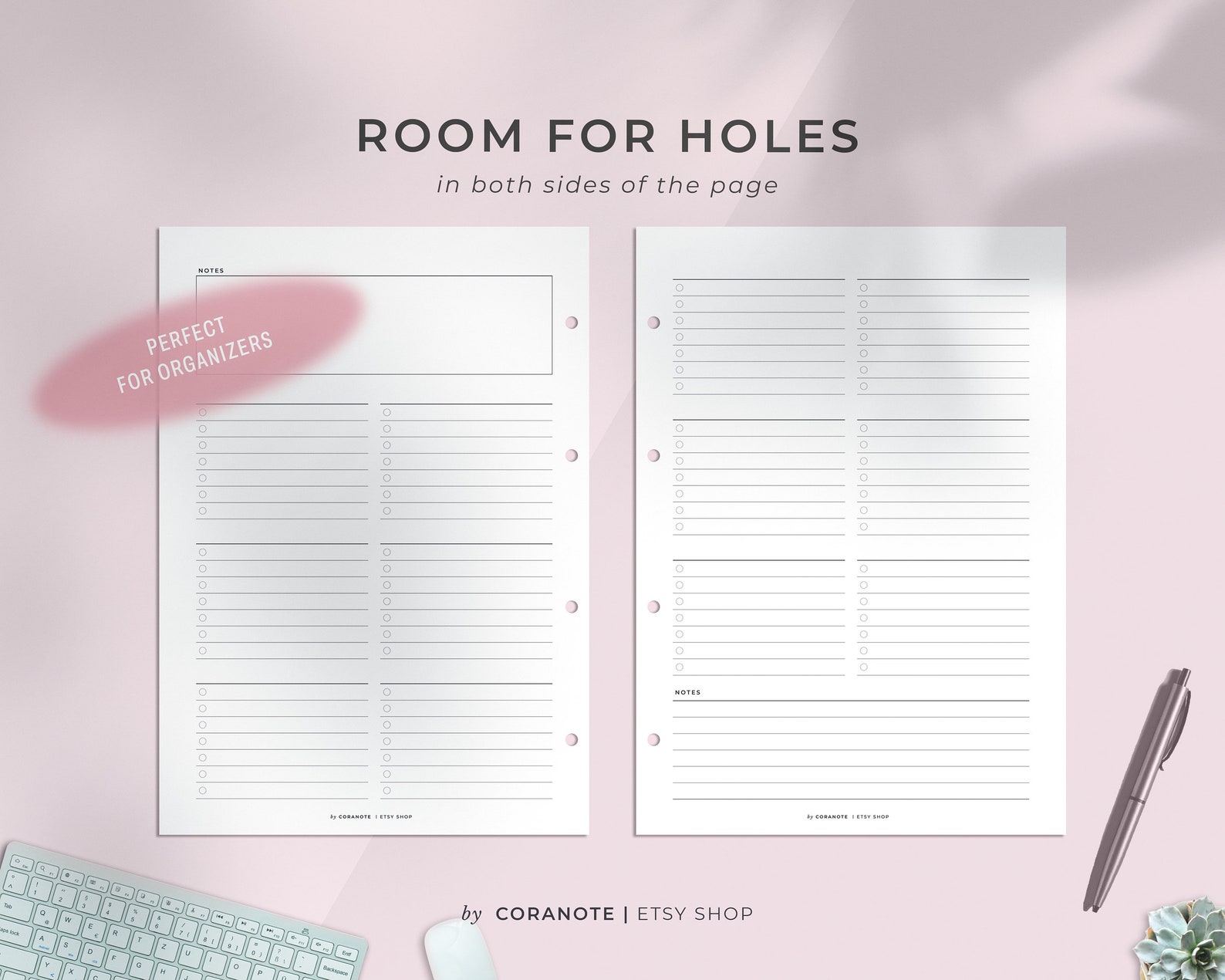 Daily Planner Template With 3 Layouts. Easily Printable and Fillable ...