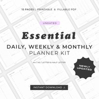 Planner Printable - Etsy