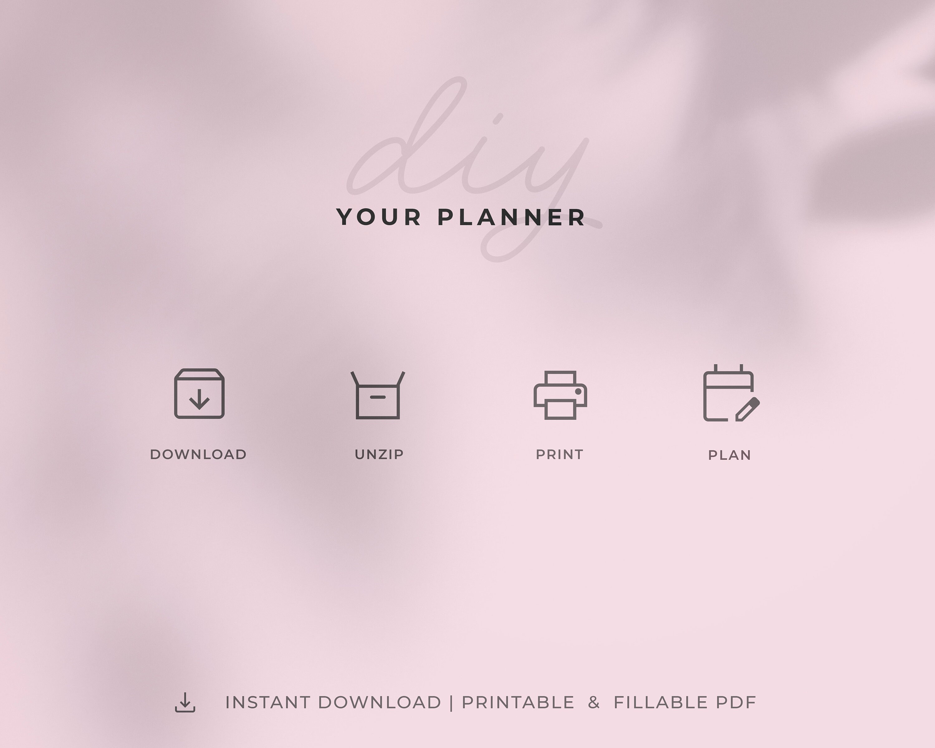 2024 Yearly Overview Planner Template, Easily Printable and Fillable ...