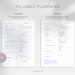 2024 Yearly Overview Planner Template, Easily Printable and Fillable ...