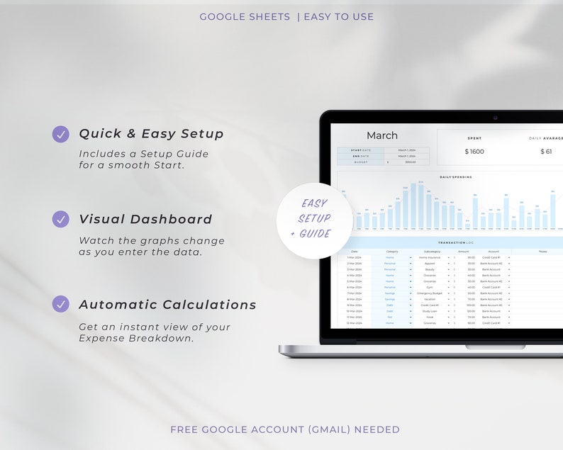 Expense Tracker for Google Sheets, Bill Tracker, Expenses Tracker ...