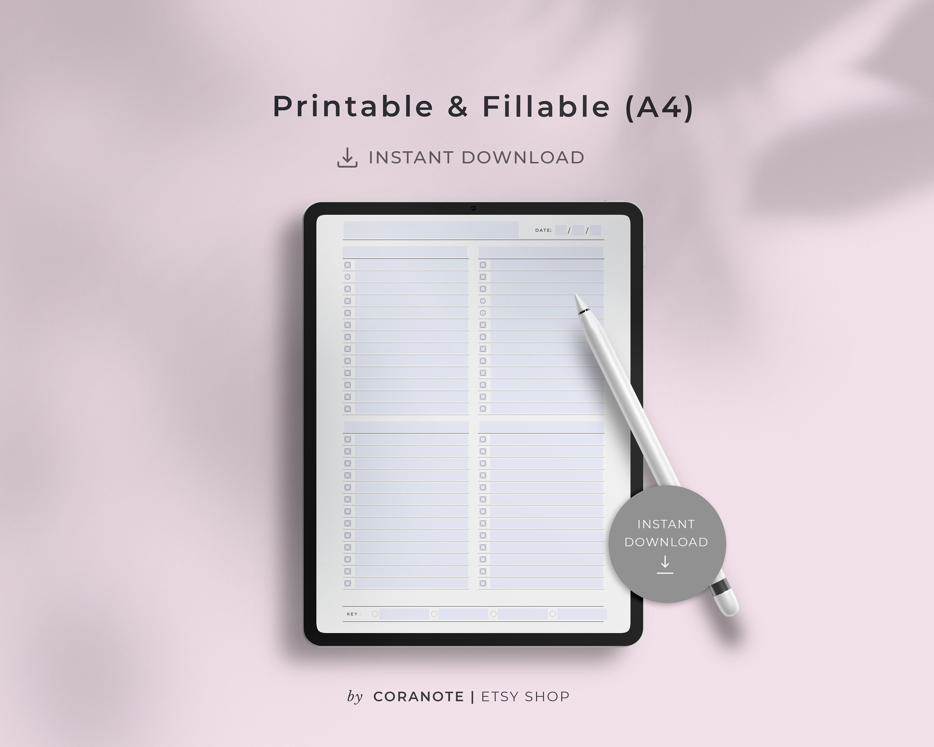 Daily Planner Template With 3 Layouts. Easily Printable and Fillable ...