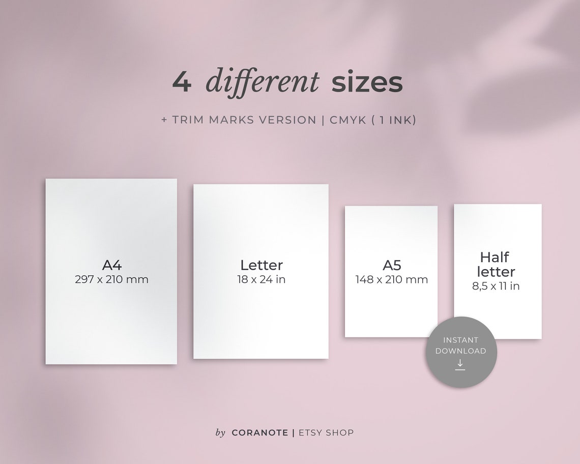 Daily Planner Template With 3 Layouts. Easily Printable and Fillable ...