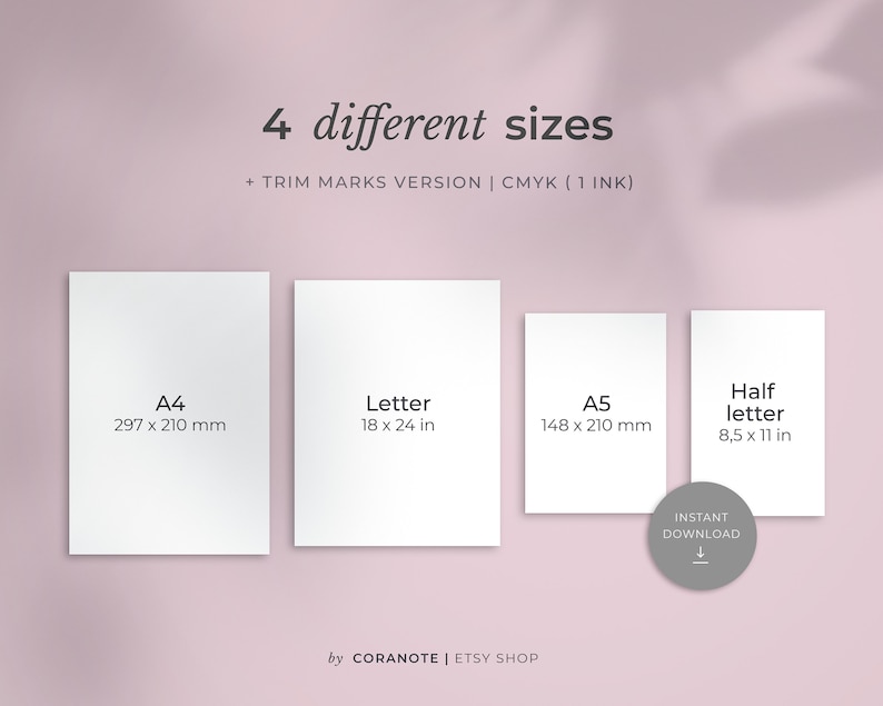 Daily Planner Template With 3 Layouts. Easily Printable and Fillable ...