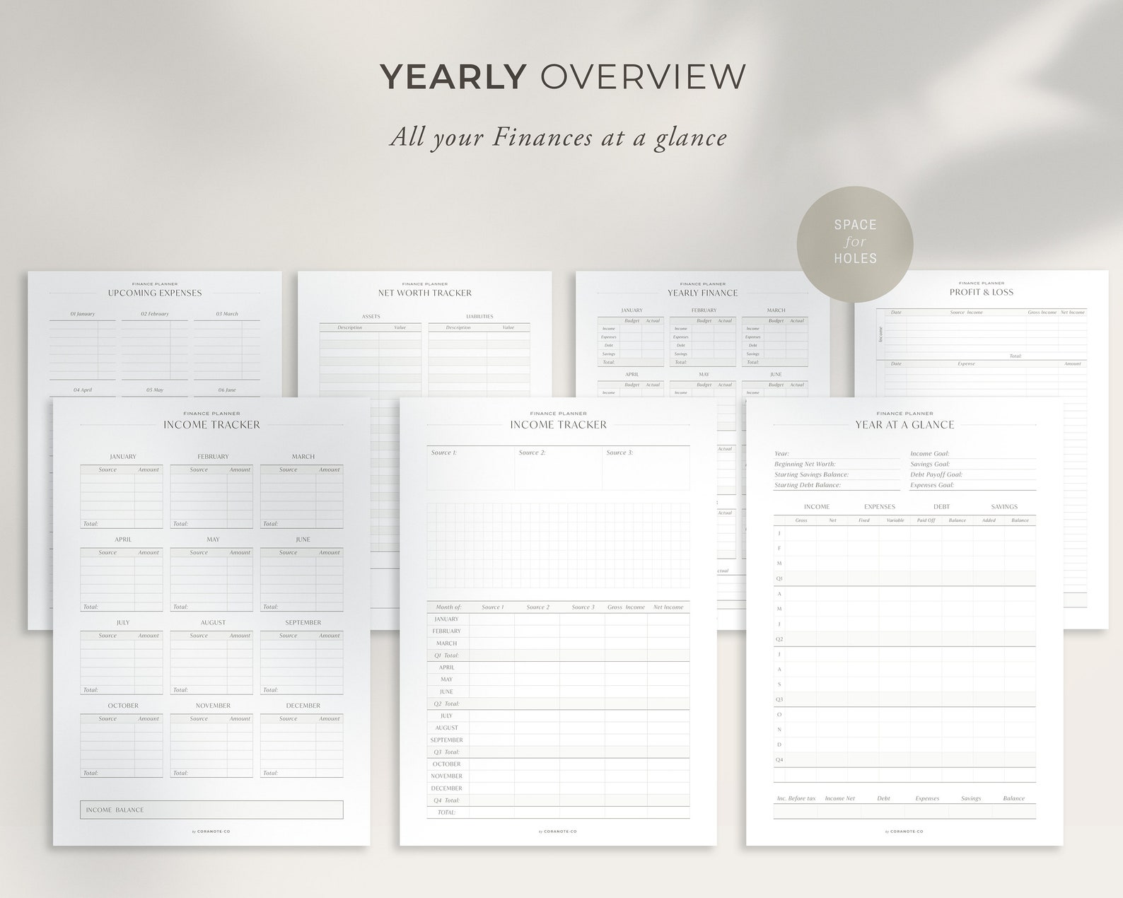 Budget Planner BUNDLE, Printable Personal Finance Binder Financial ...
