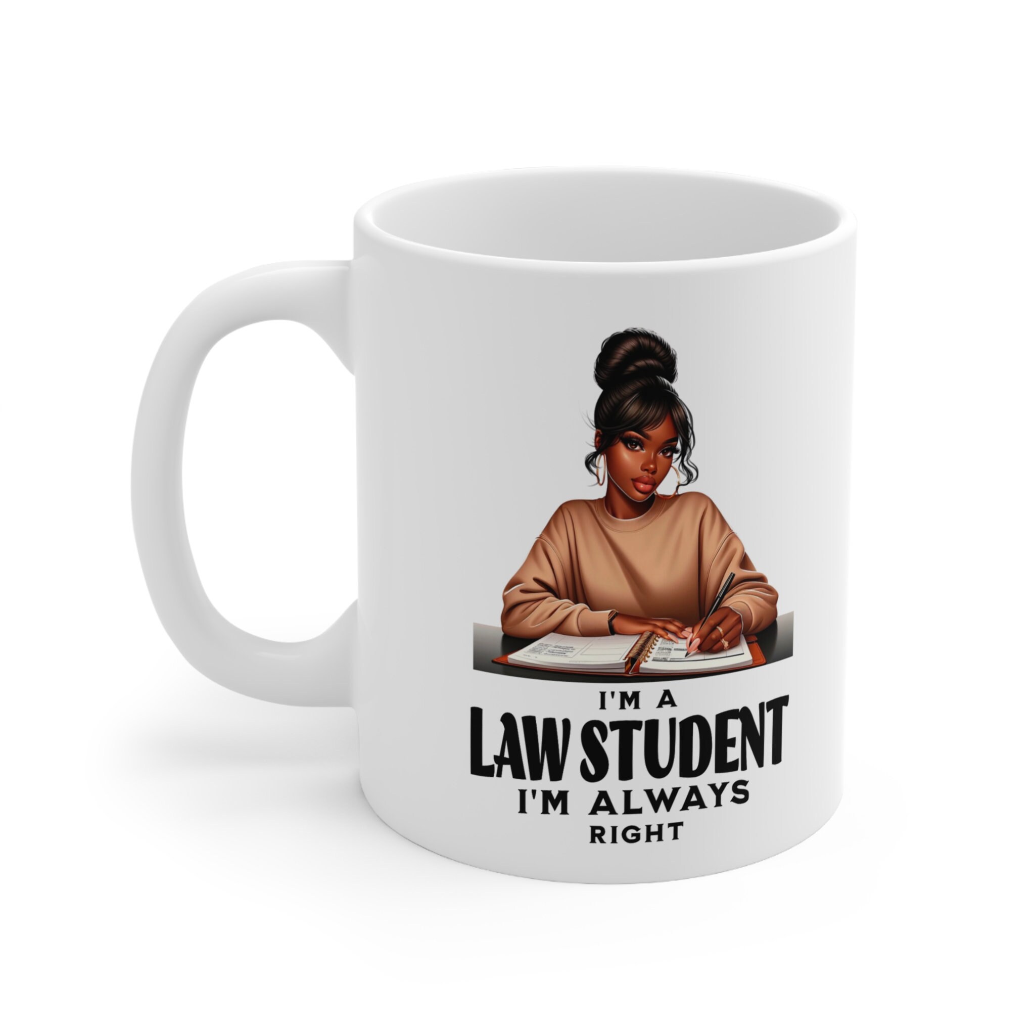 Law Student Gift Ceramic Coffee Mug for Future Lawyer I'm A Law Student ...