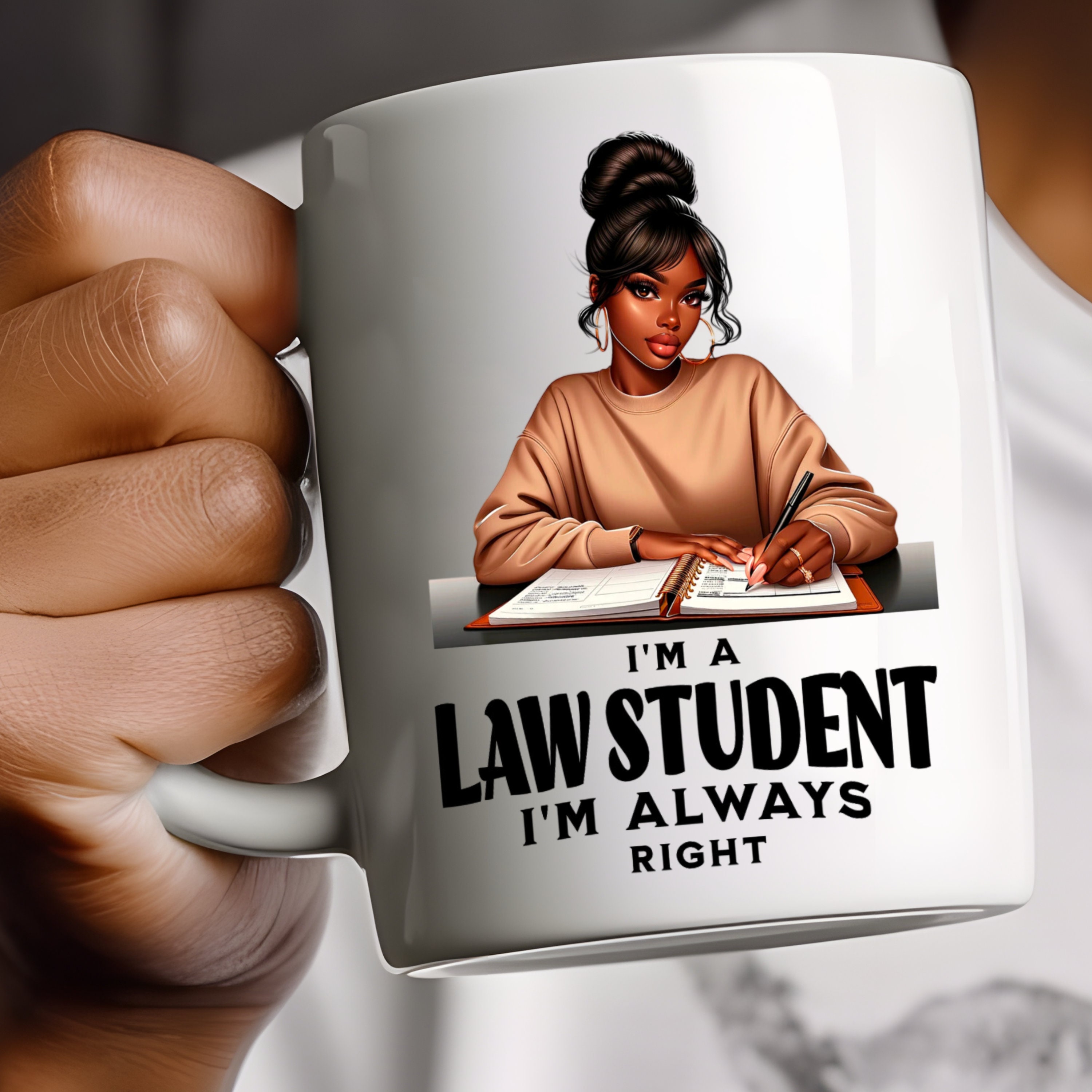 Law Student Gift Ceramic Coffee Mug for Future Lawyer I'm A Law Student ...