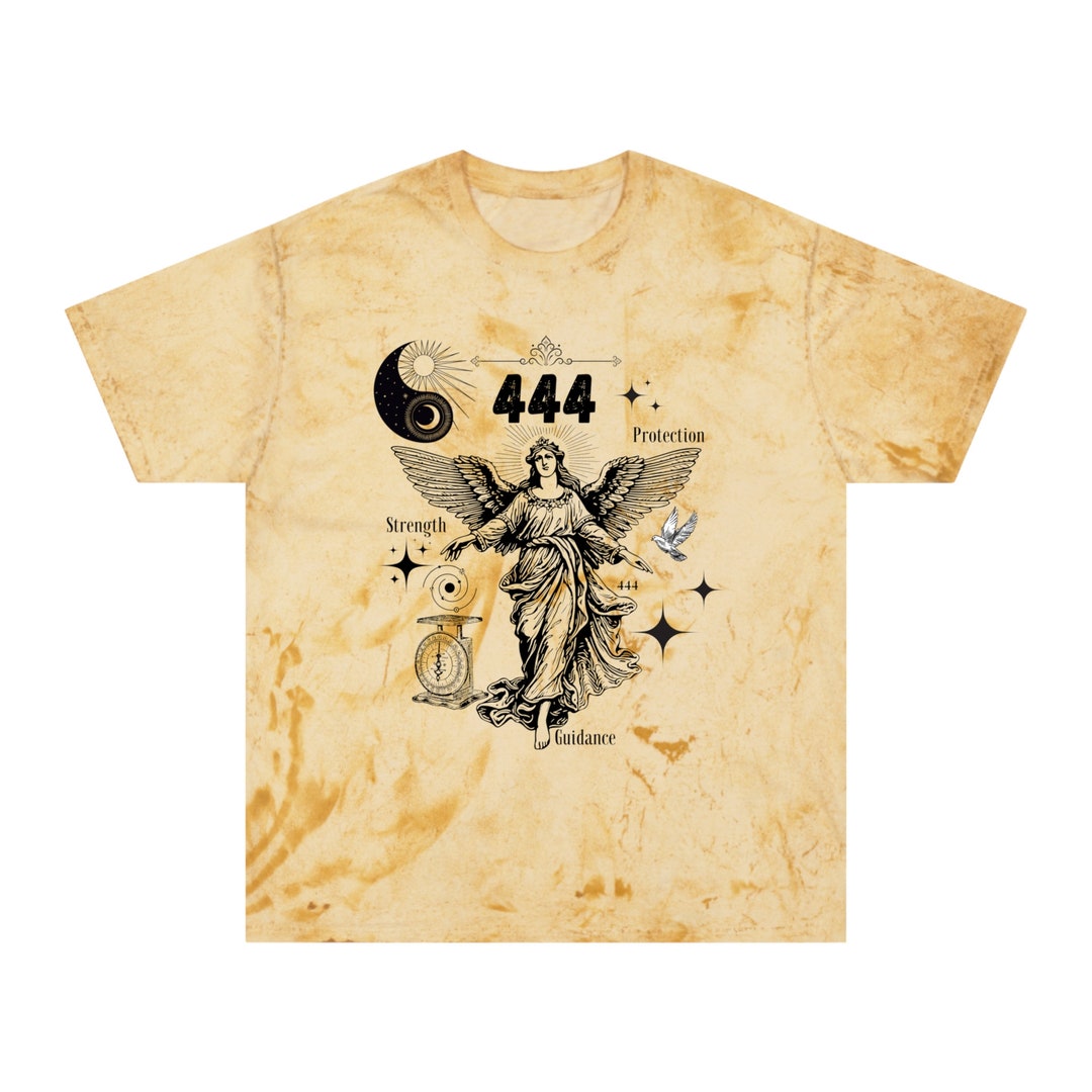 444 Angel Number T-shirt, Mystical T-shirt, Angel Core Aesthetic ...