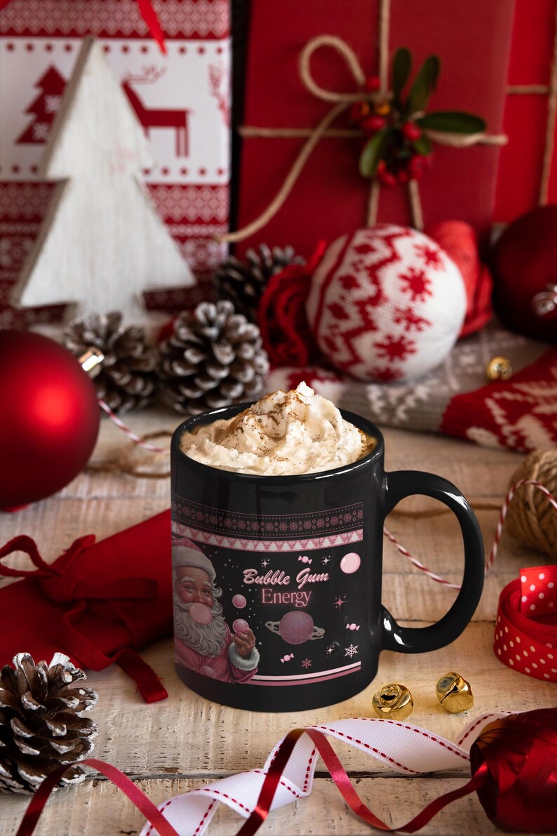 Santas Secret Bubble Gum Energy Mug, Christmas Coffee Mug, Favorite Mug ...