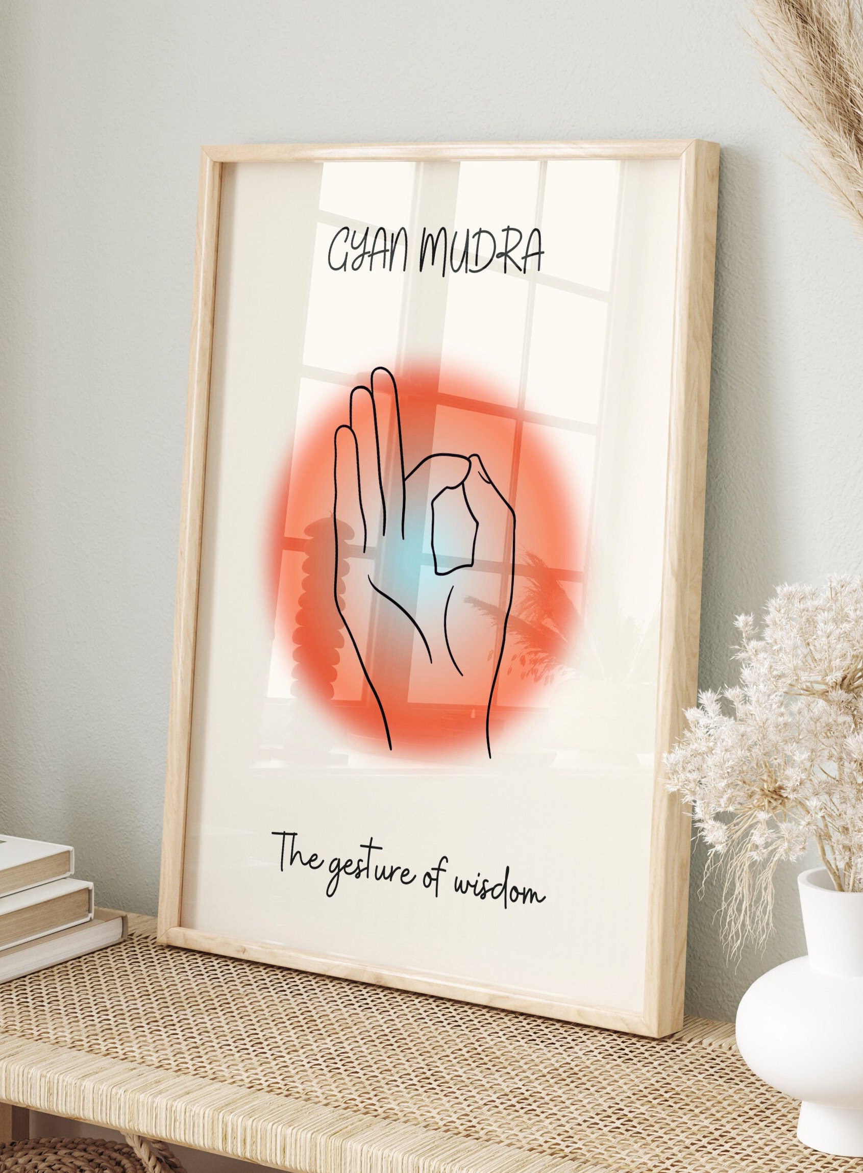 Mudra Poster Set of 3, Yoga Studio Wall Art, Digital Download ...