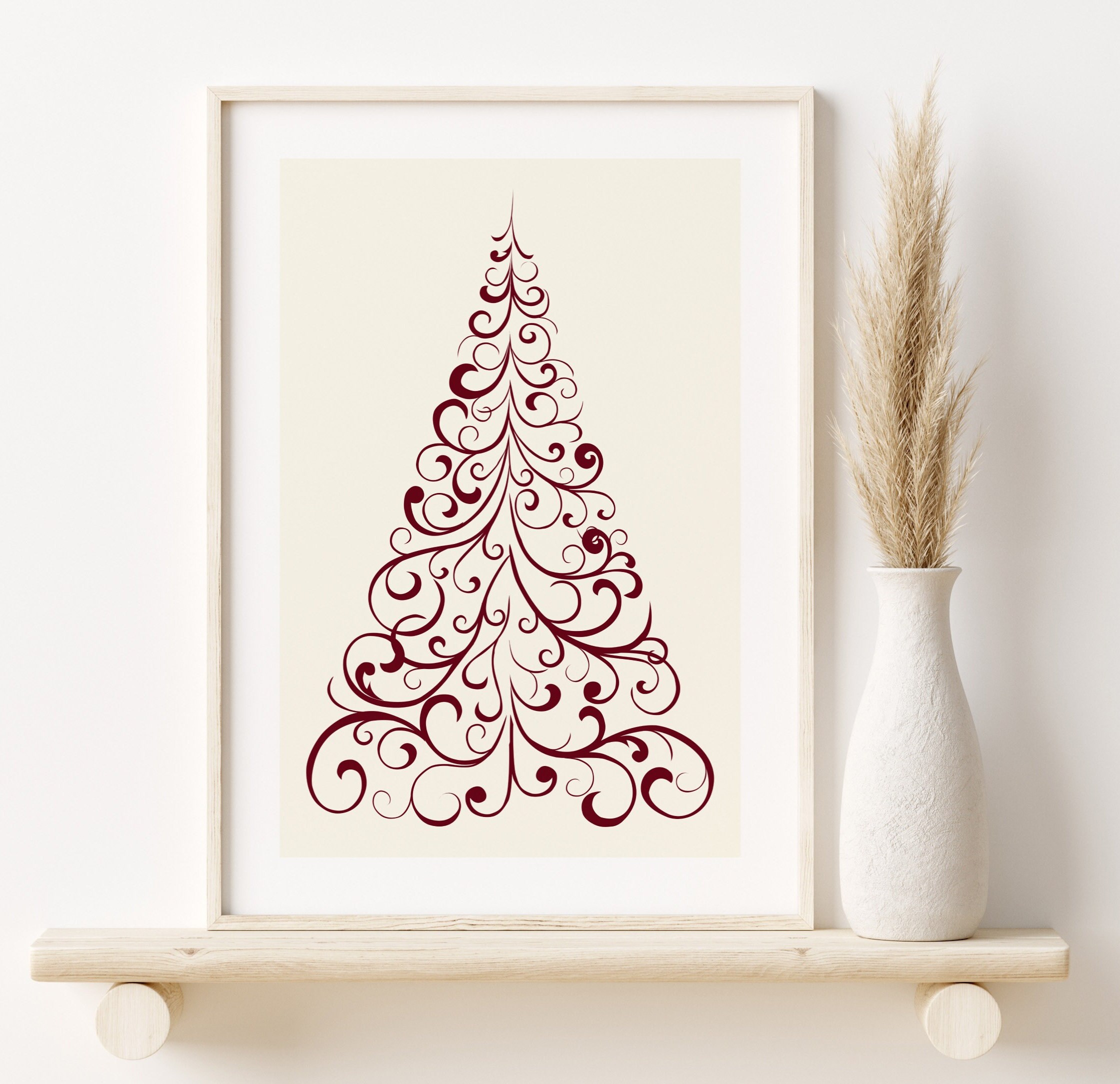 Christmas Wall Art Set, Digital Download, Christmas Print, Holiday ...
