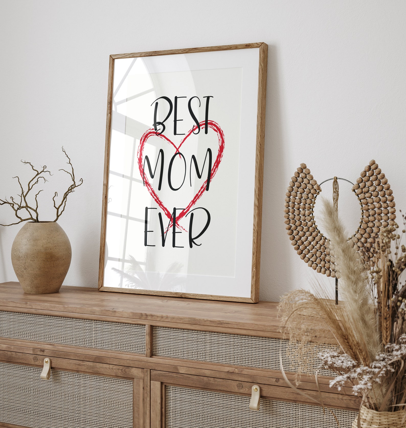 Best Mom Ever Poster, Digital Wall Art, Printable Decor, Mother's Day ...