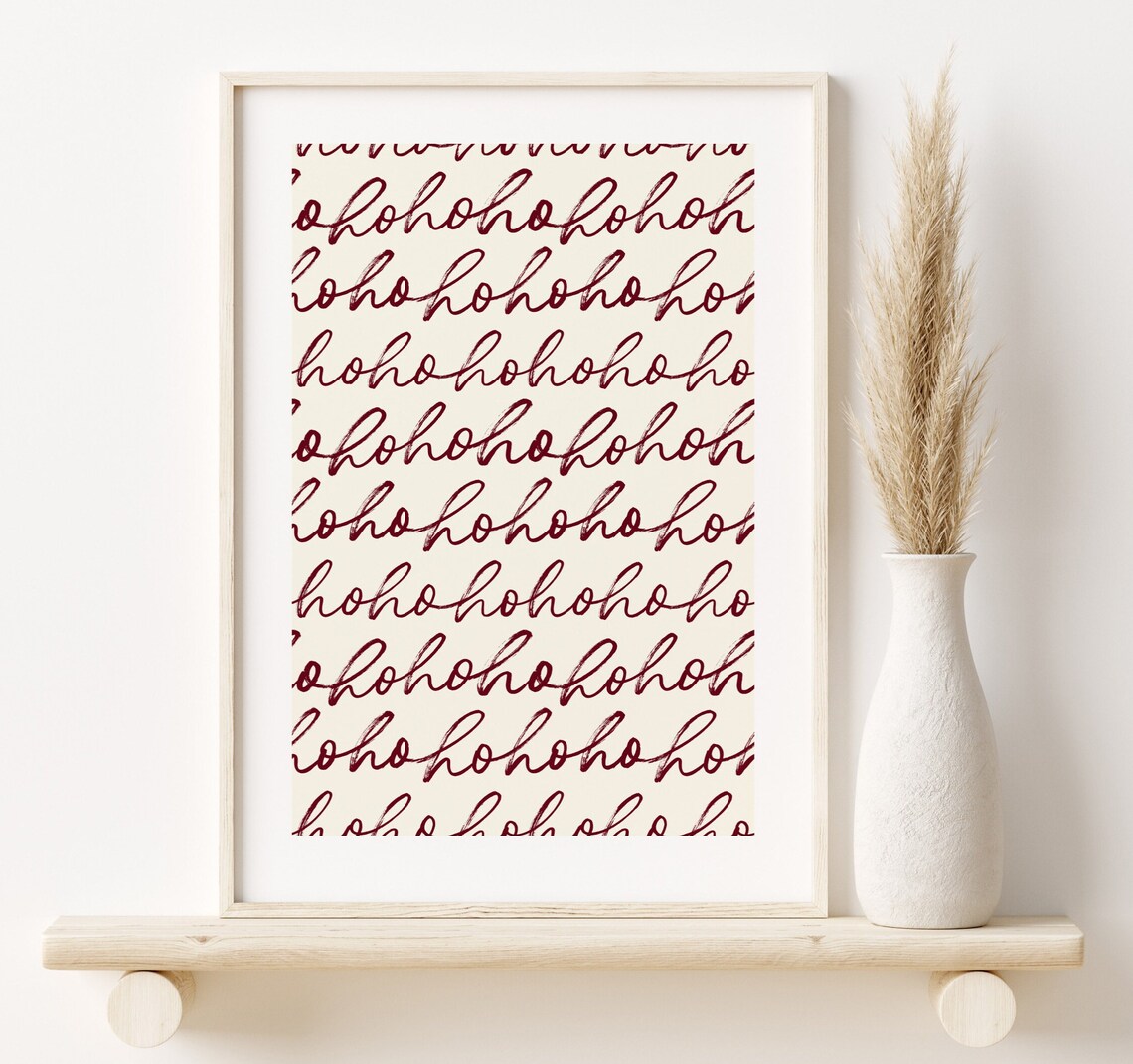 Christmas Wall Art Set, Digital Download, Christmas Print, Holiday ...