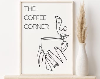Coffee Corner - Poster Print - Etsy