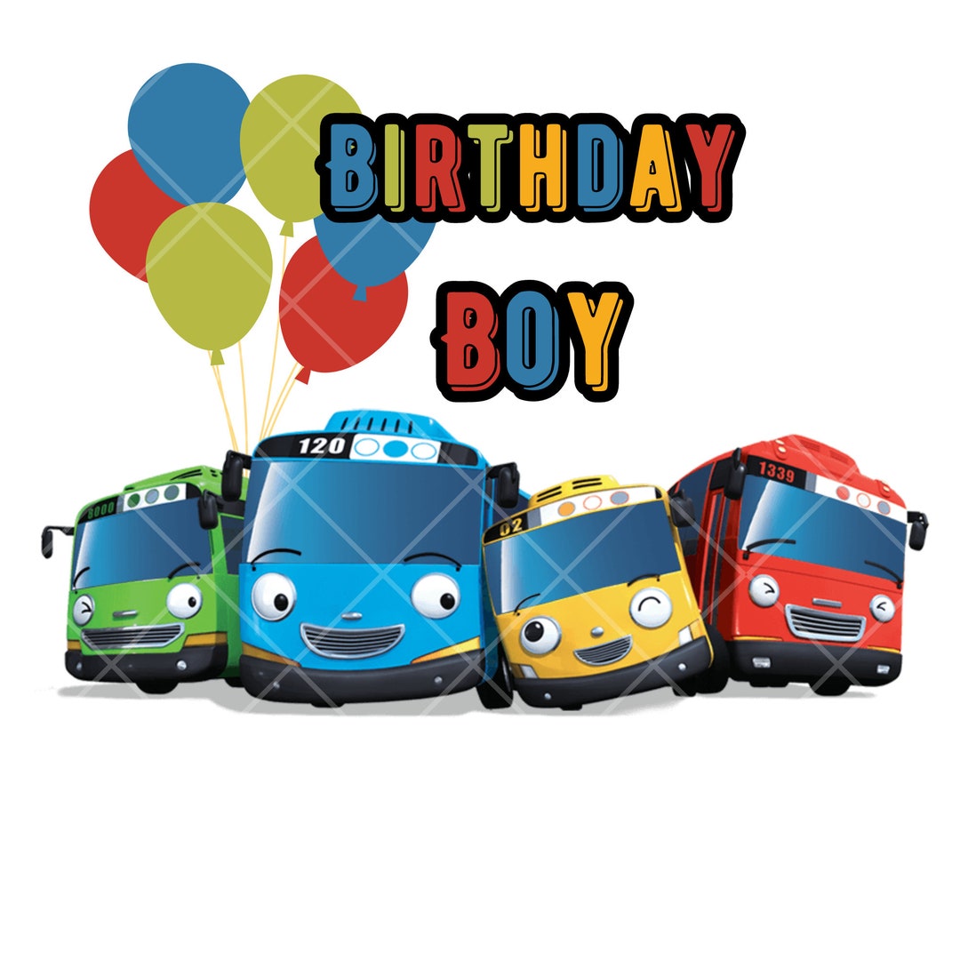 Tayo the Litttle Bus Svg PNG - Etsy